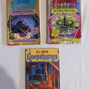 Goosebumps | Toys | Vtg Goosebumps Chapter Books Lot Of 9 Rl Stine 199s ...